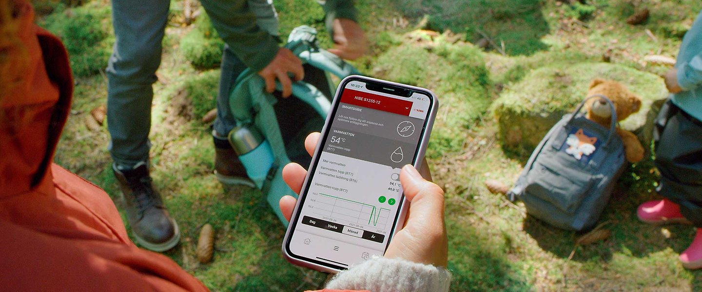 Aplikacja myUplink do zdalnej obsługi pomp ciepła | NIBE