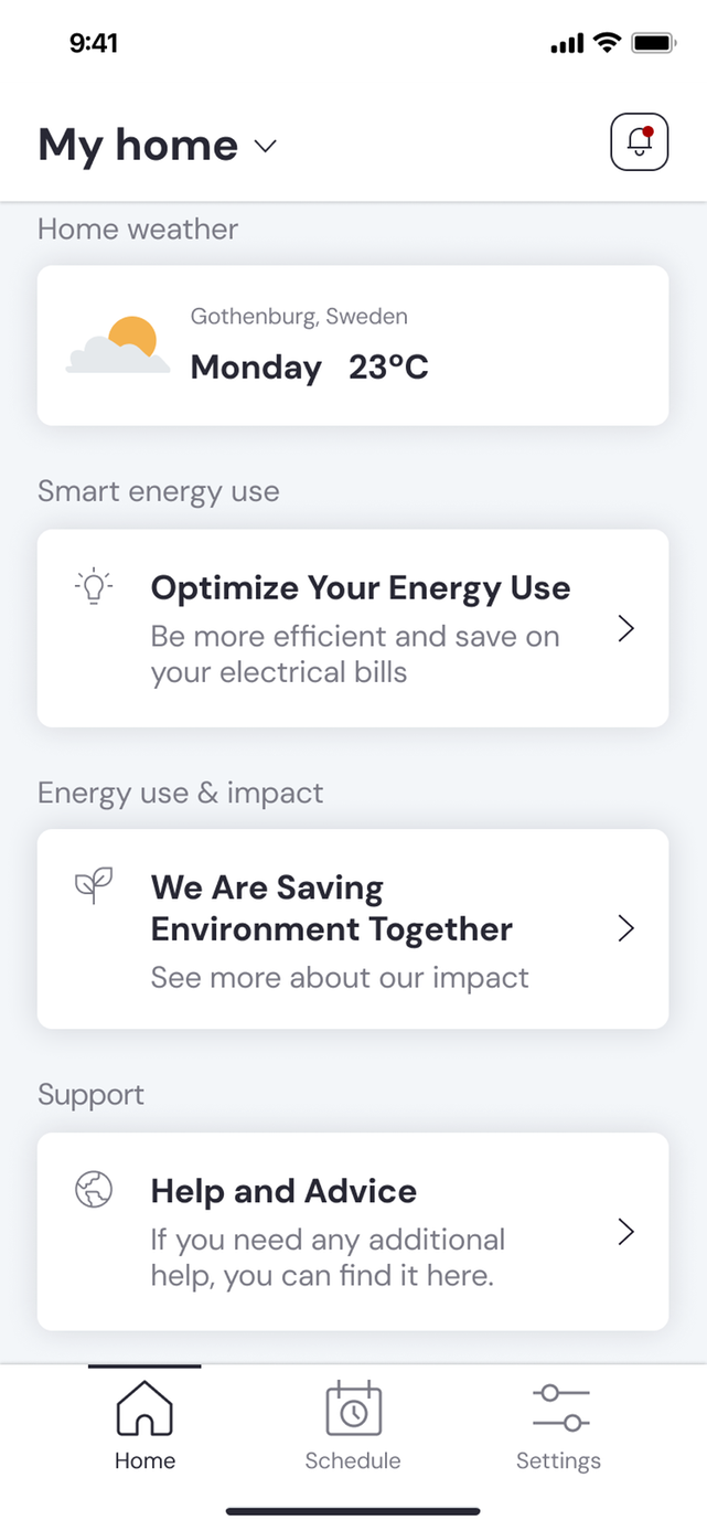 Anleitung myUplink: Funktionen | NIBE