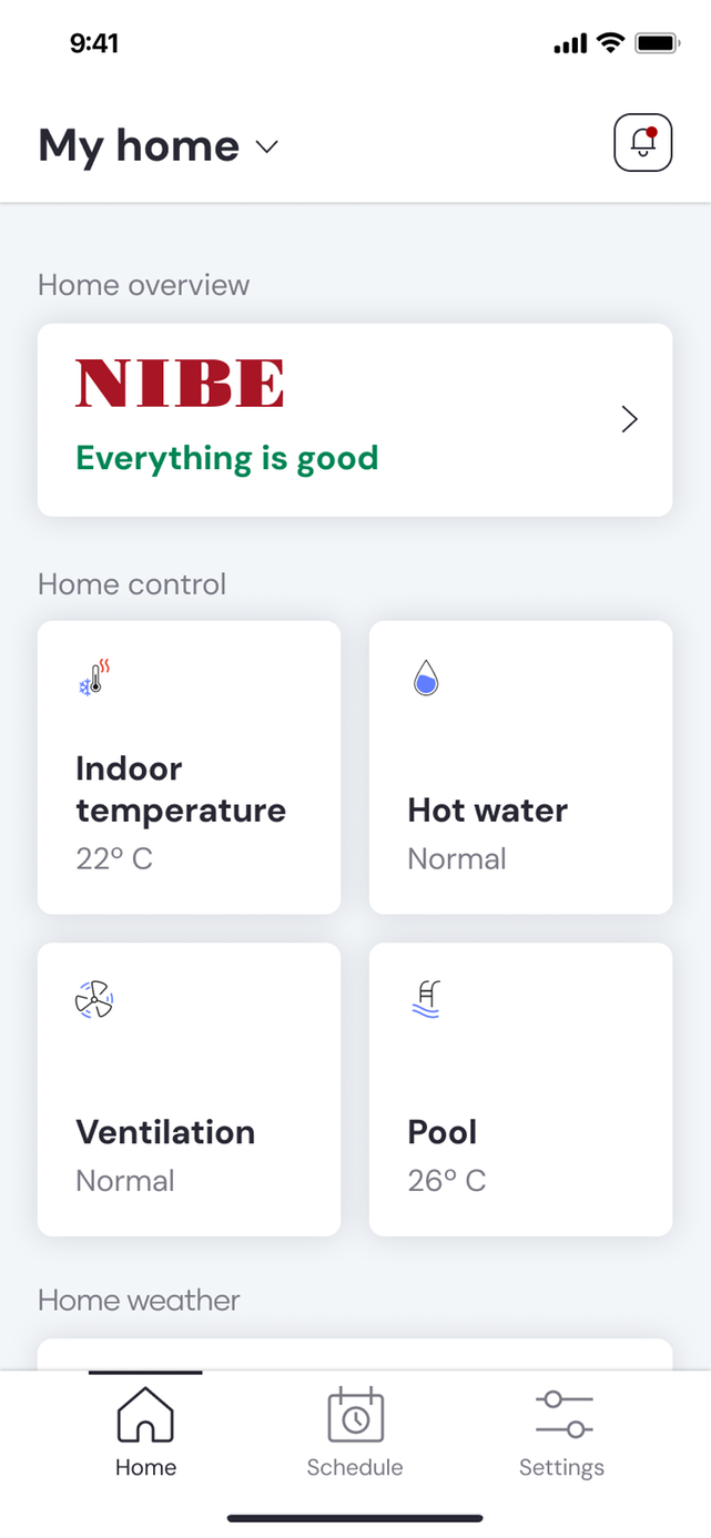 Anleitung myUplink: Funktionen | NIBE